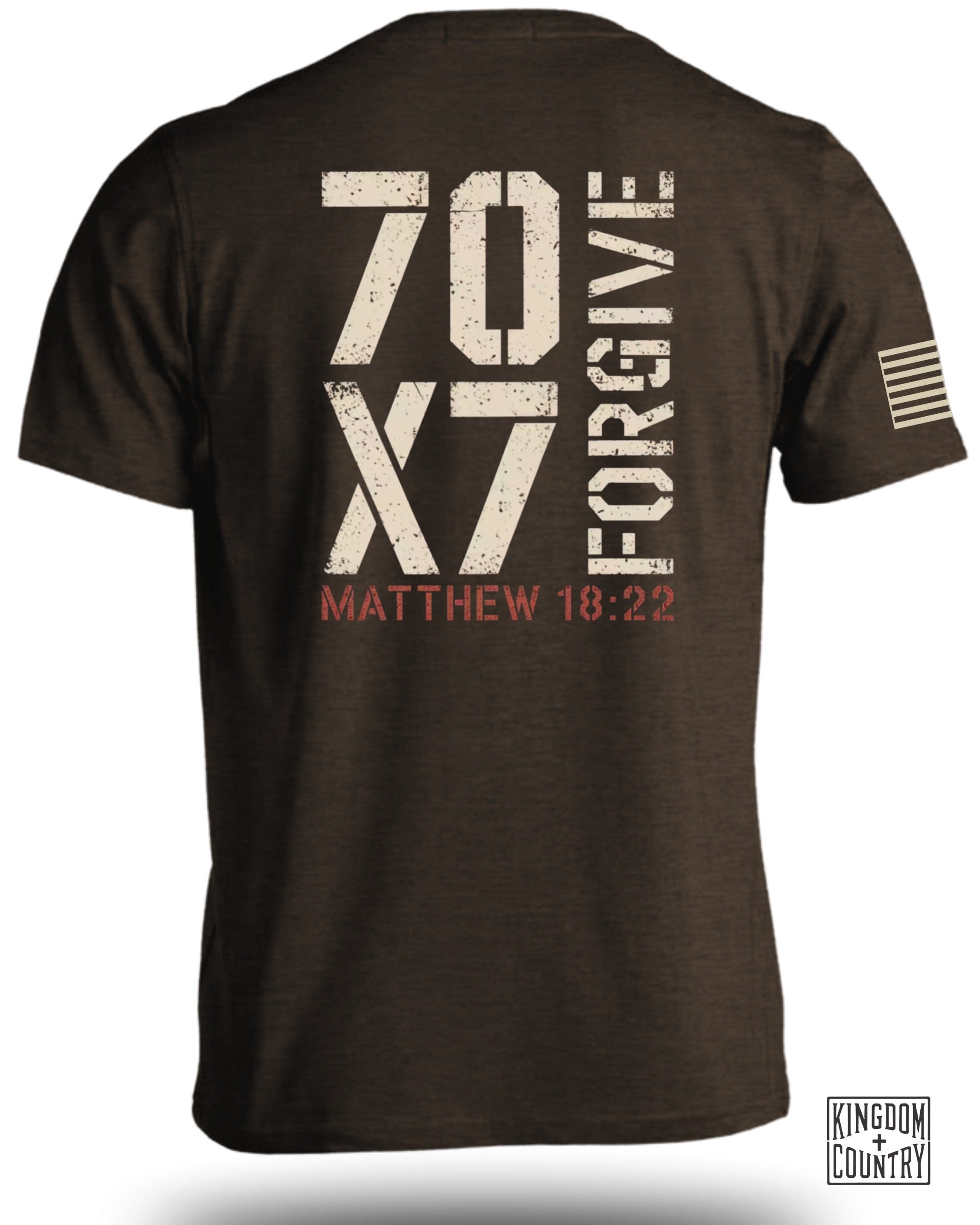 Forgive 70x7 T-Shirt – Kingdom+Country