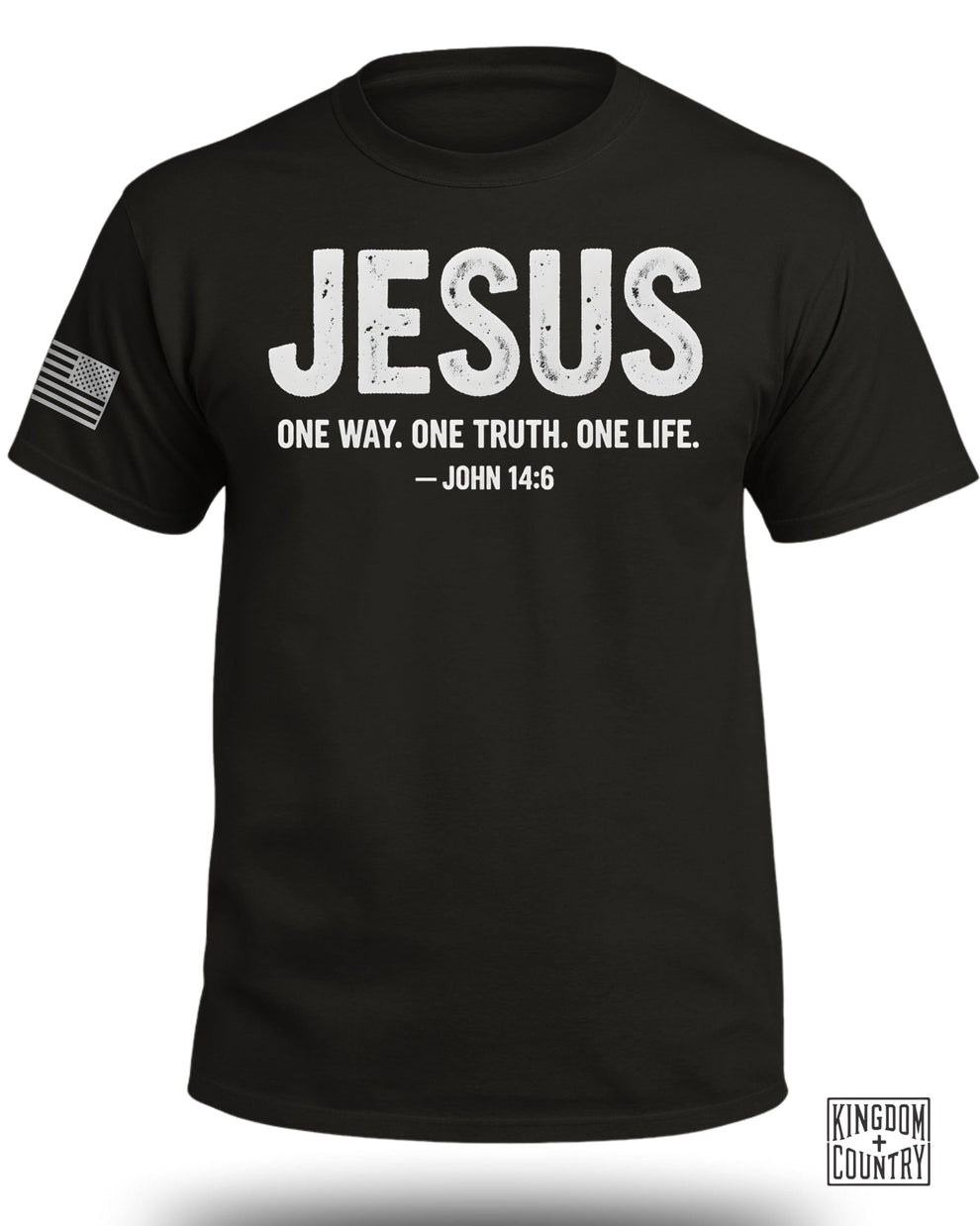 Jesus One Way One Truth One Life T-Shirt – Kingdom+Country